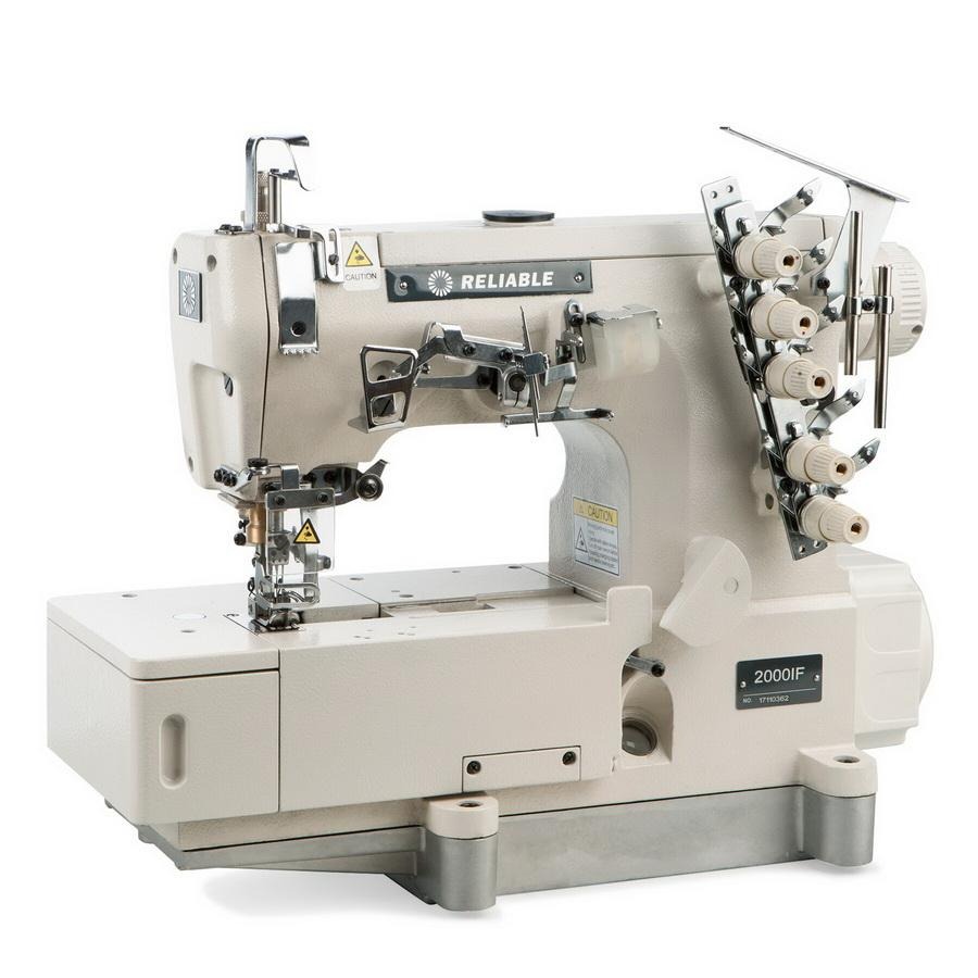Reliable 2100IF Flat Bed Interlock Direct Drive Motor Cover Stitch with ...