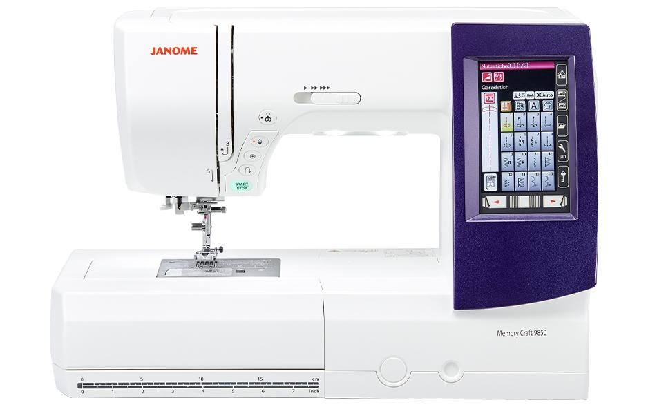 Janome Memory Craft 9850 Sewing & Embroidery Machine (Factory Serviced ...